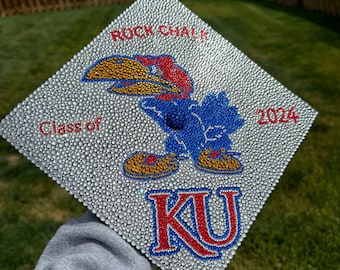 Custom Rhinestone Graduation Cap - Etsy