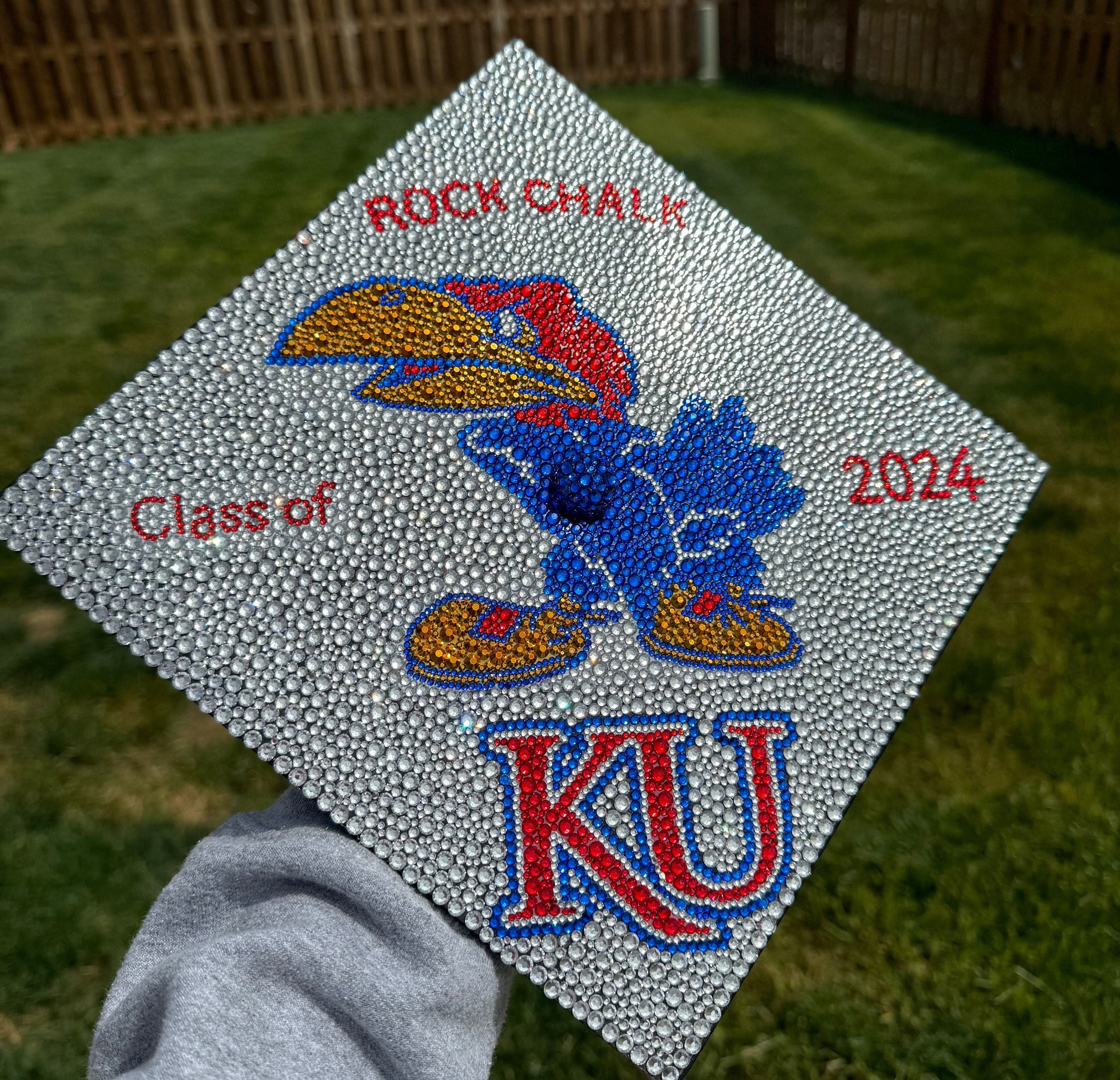 Custom Rhinestone Graduation Cap Topper - Etsy