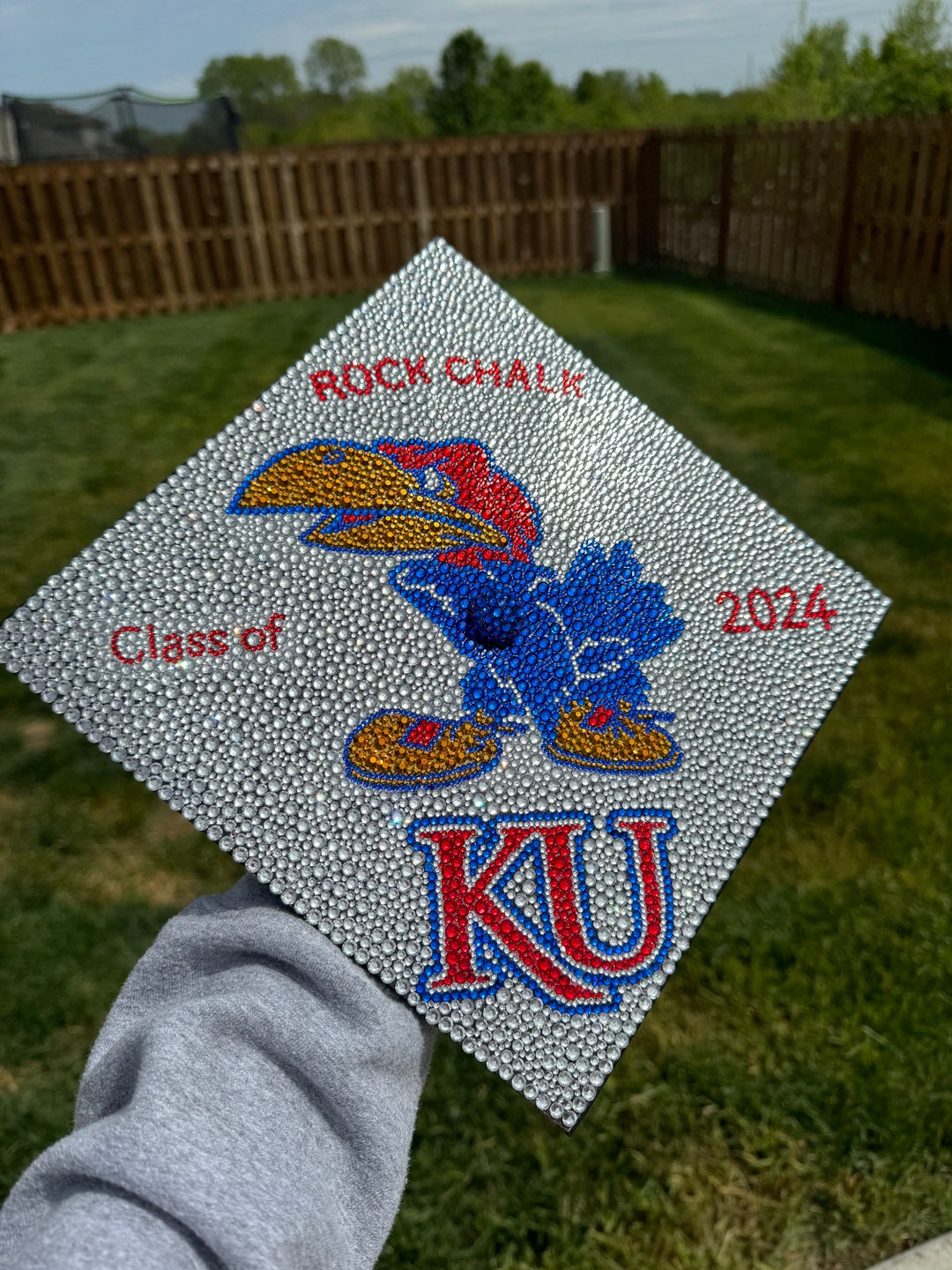 Custom Rhinestone Graduation Cap Topper - Etsy