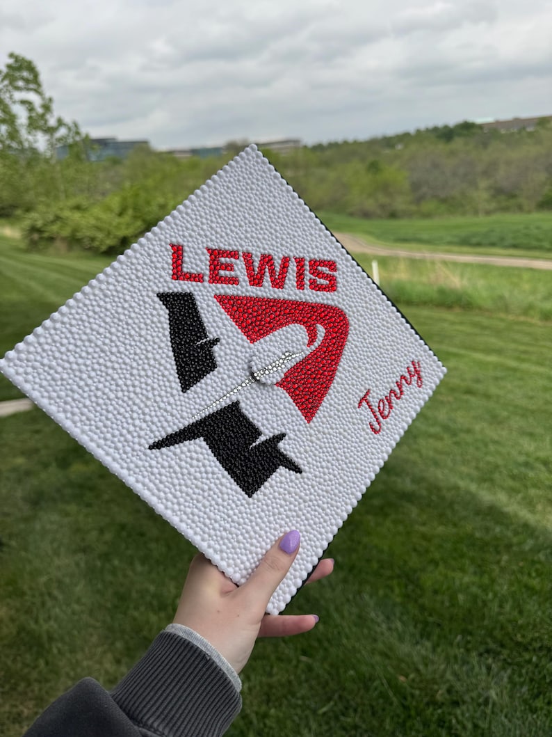 Custom Rhinestone Graduation Cap Topper - Etsy
