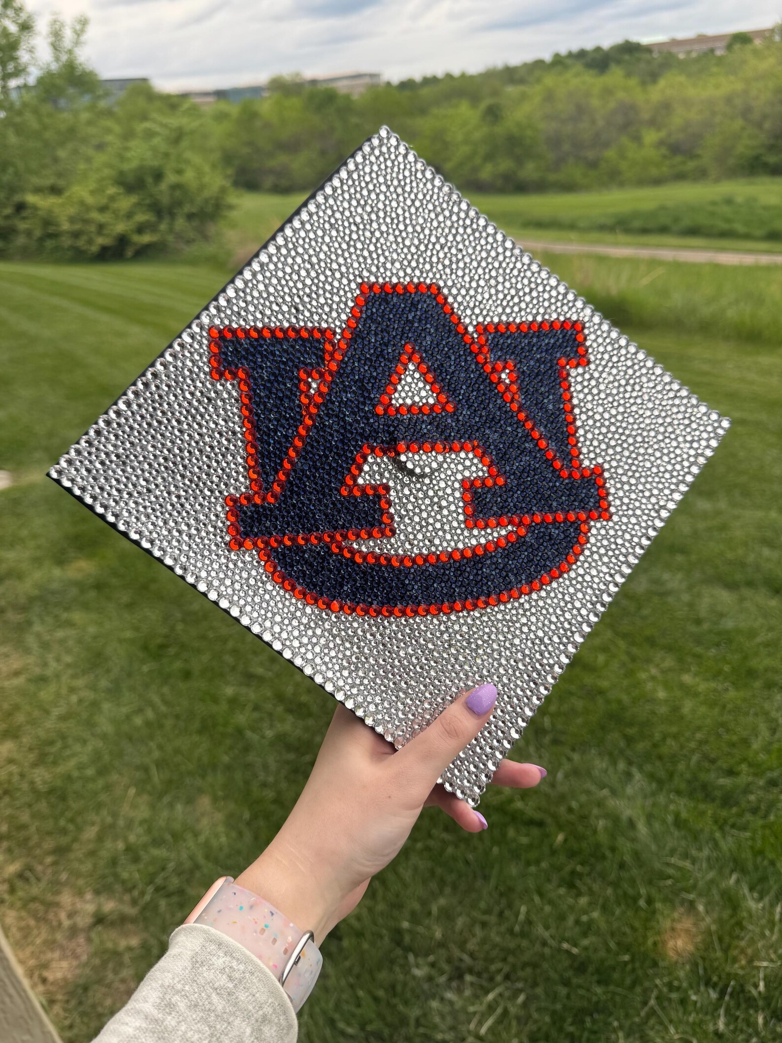 Custom Rhinestone Graduation Cap Topper - Etsy