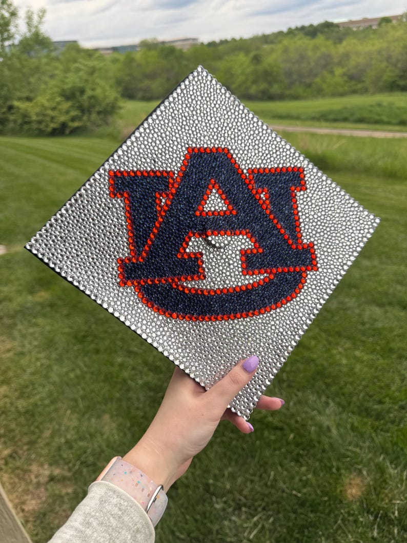 Custom Rhinestone Graduation Cap Topper - Etsy