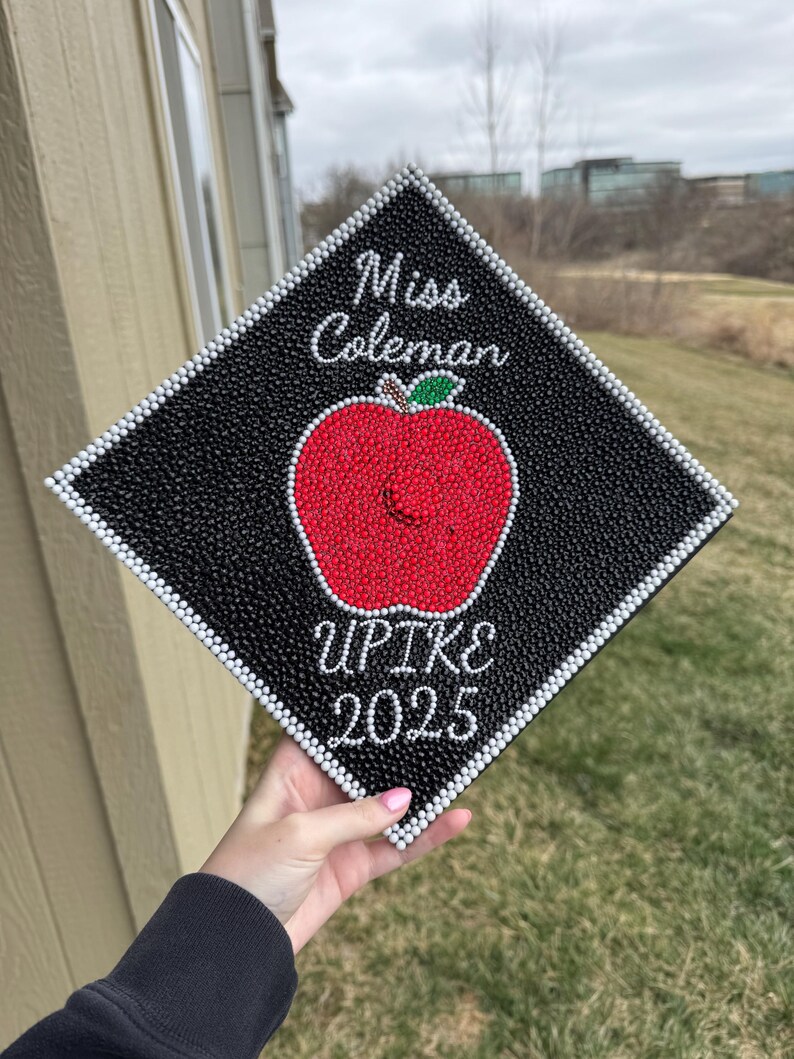 Custom Rhinestone Graduation Cap Topper - Etsy