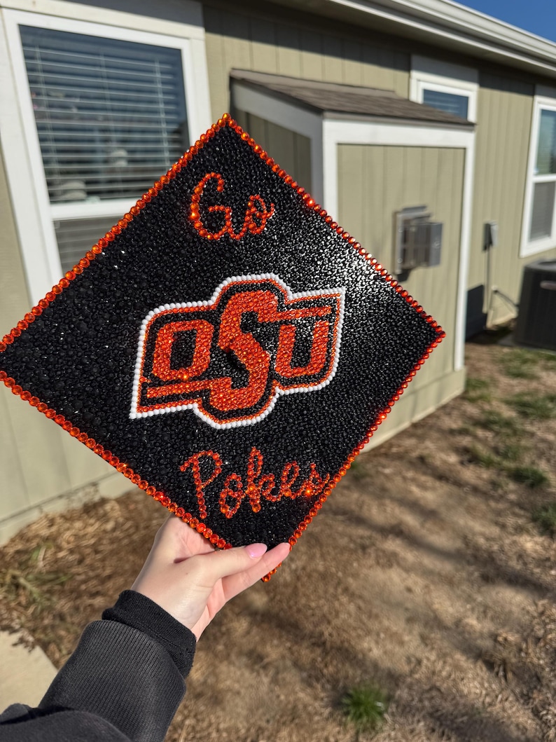 Custom Rhinestone Graduation Cap Topper - Etsy