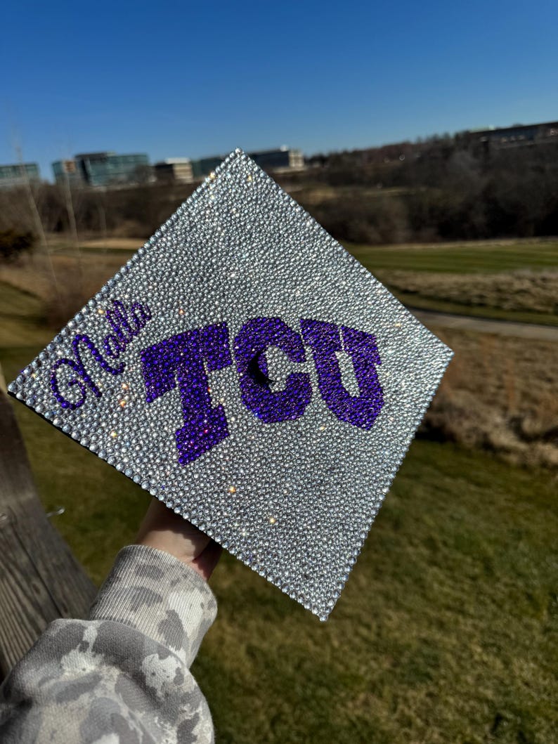 Custom Rhinestone Graduation Cap Topper - Etsy