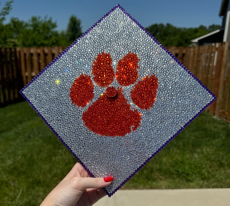 Custom Rhinestone Graduation Cap Topper - Etsy