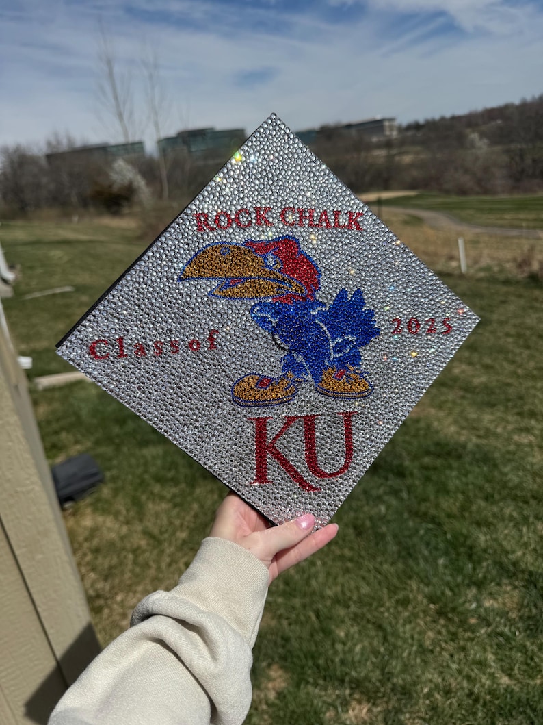 Custom Rhinestone Graduation Cap Topper - Etsy