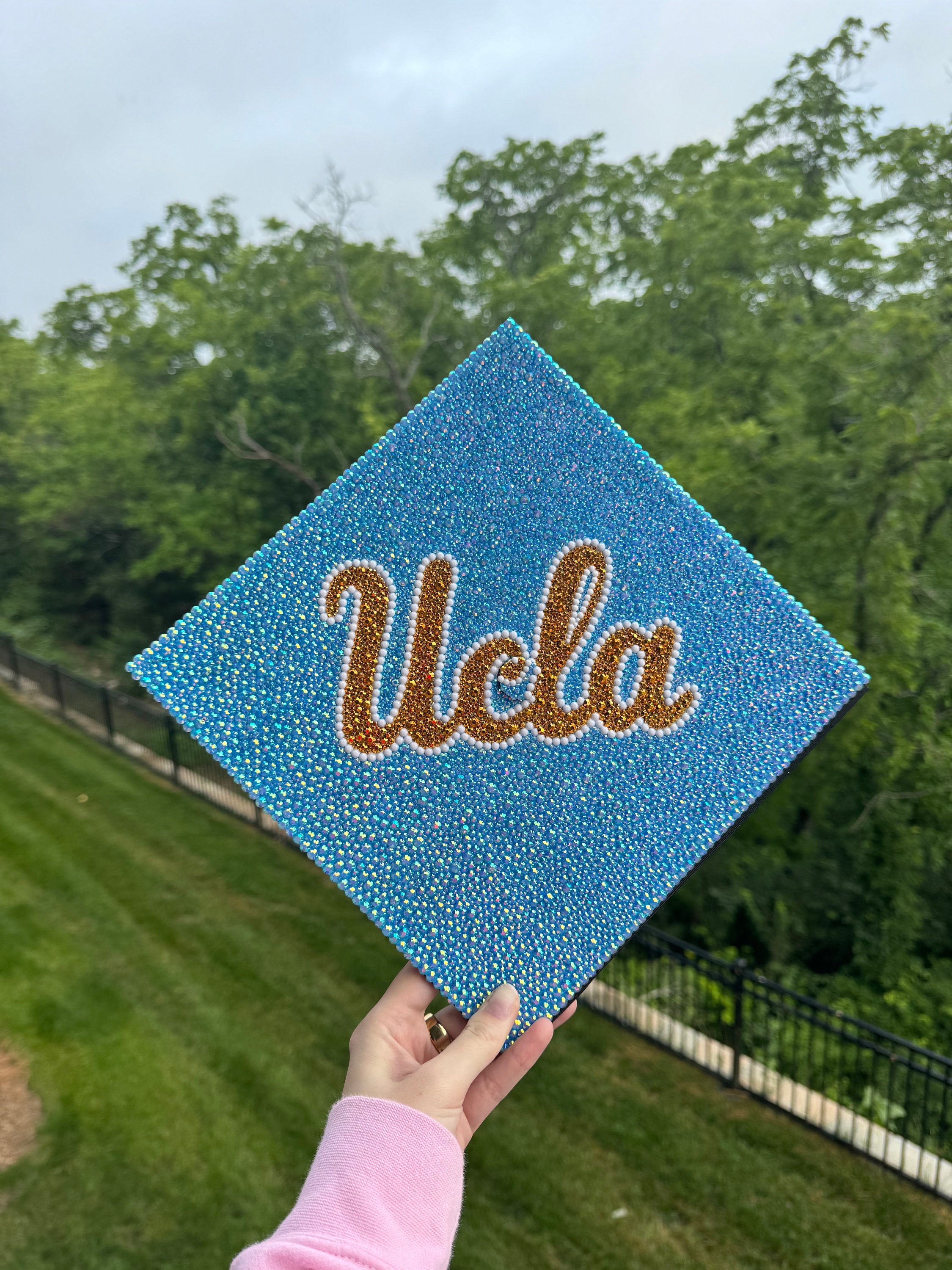 Custom Rhinestone Graduation Cap Topper - Etsy