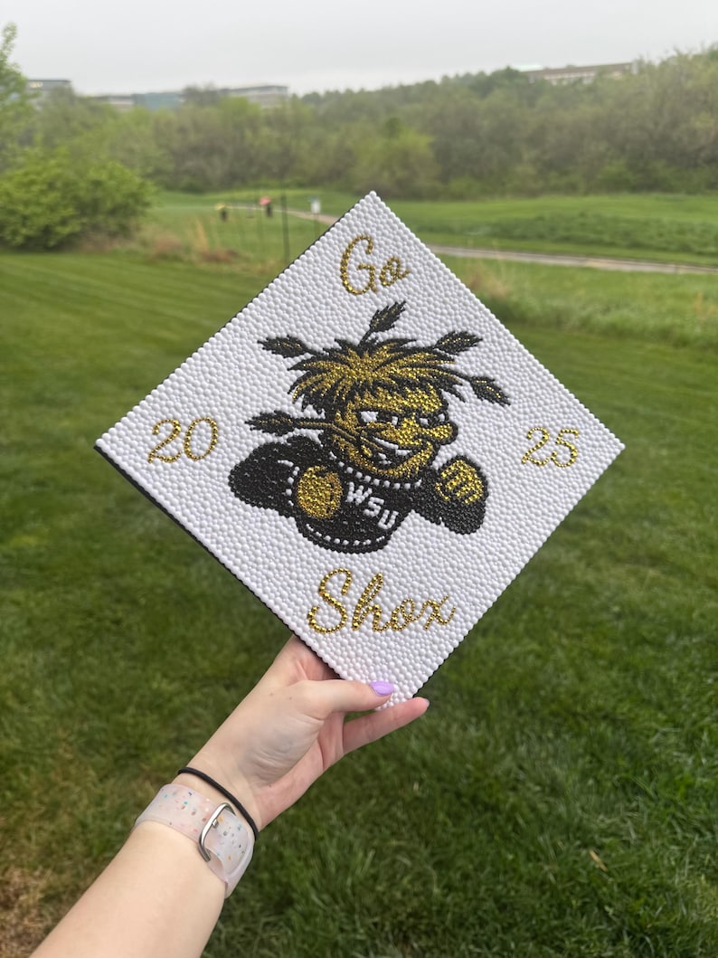 Custom Rhinestone Graduation Cap Topper - Etsy