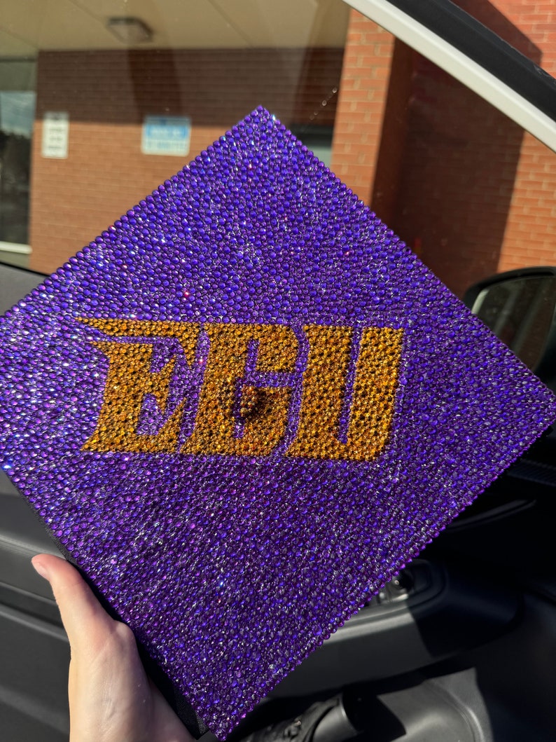 Custom Rhinestone Graduation Cap Topper - Etsy