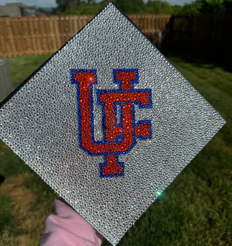 Custom Rhinestone Graduation Cap Topper - Etsy