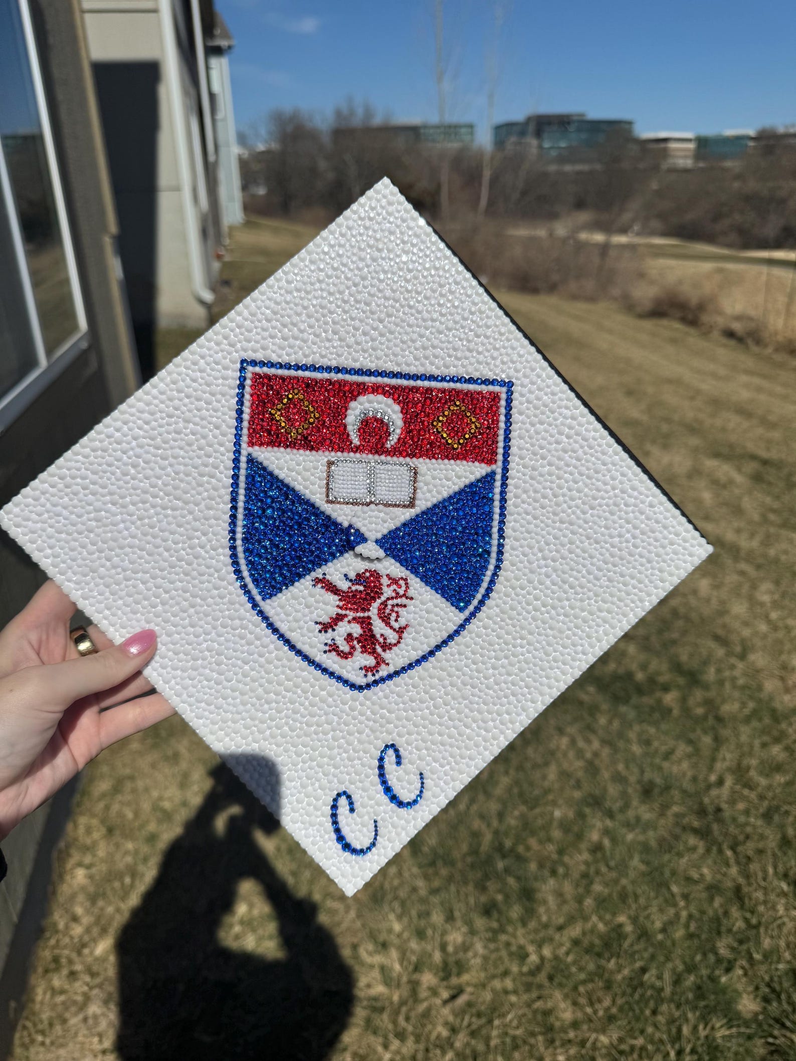 Custom Rhinestone Graduation Cap Topper - Etsy