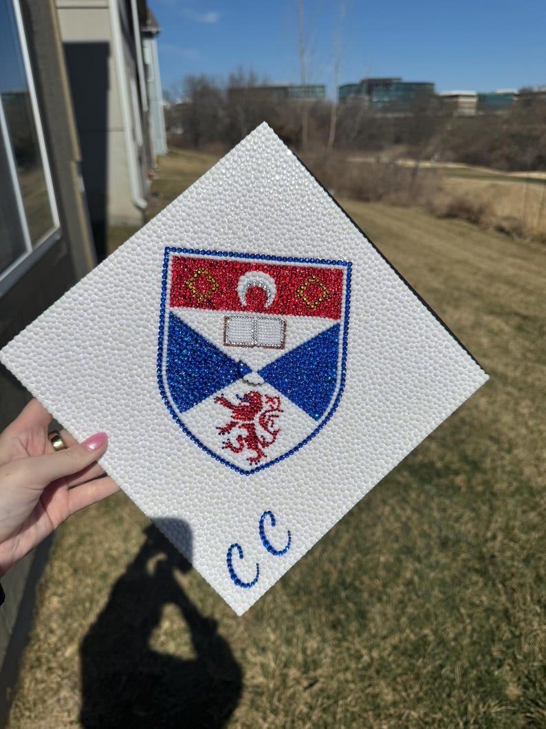 Custom Rhinestone Graduation Cap Topper - Etsy