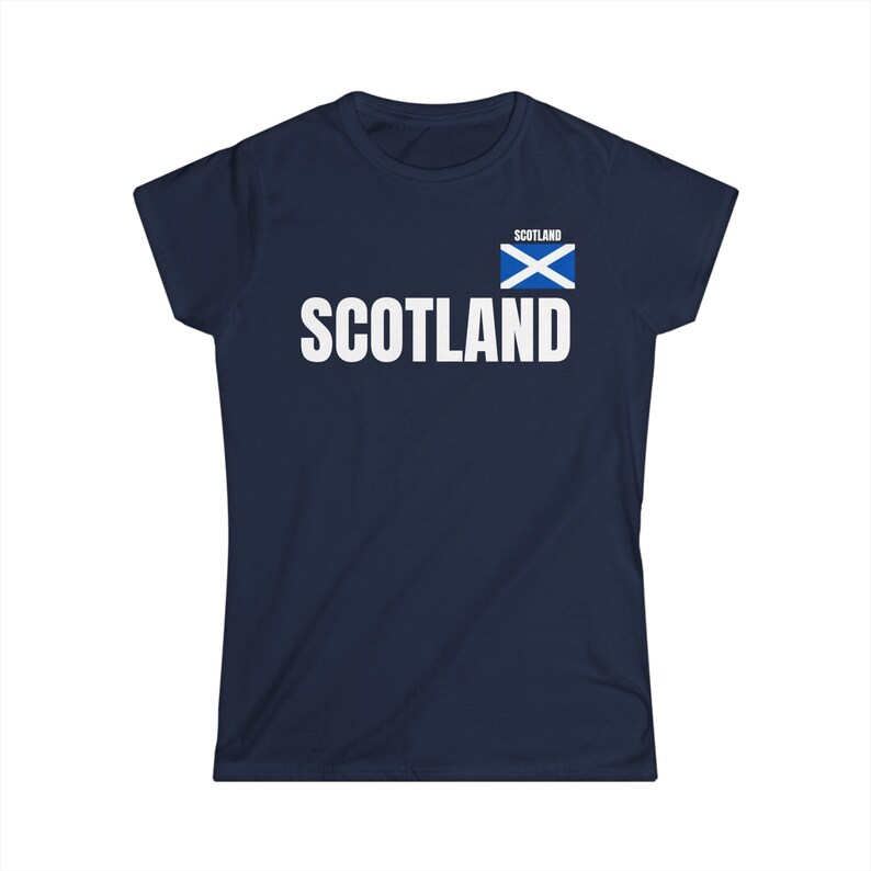 Scotland Football Shirt Gift for Women Football Shirt for Euro 2024 ...