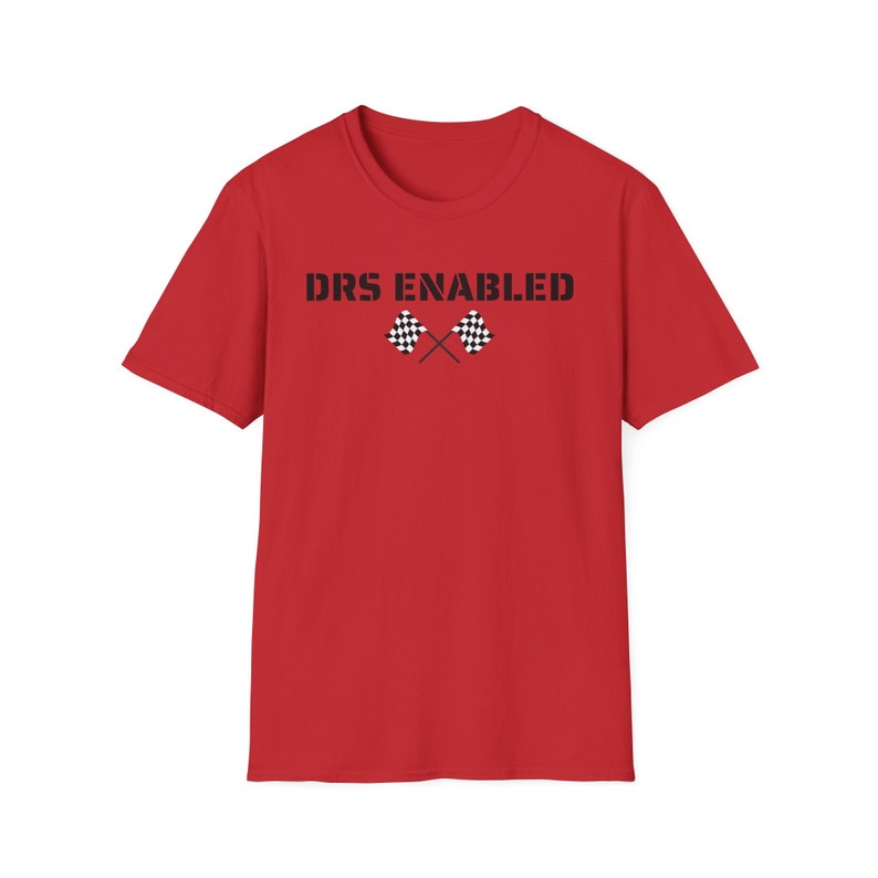 DRS Enabled T-shirt With Chequered Flag Design - Etsy UK