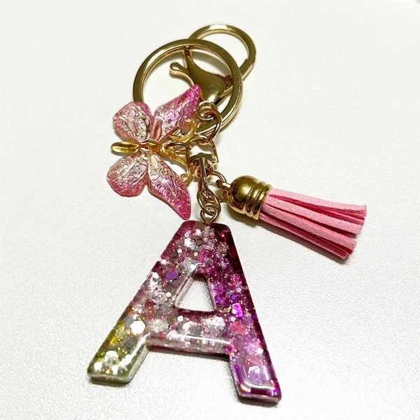 Resin Letter Pendant - Etsy