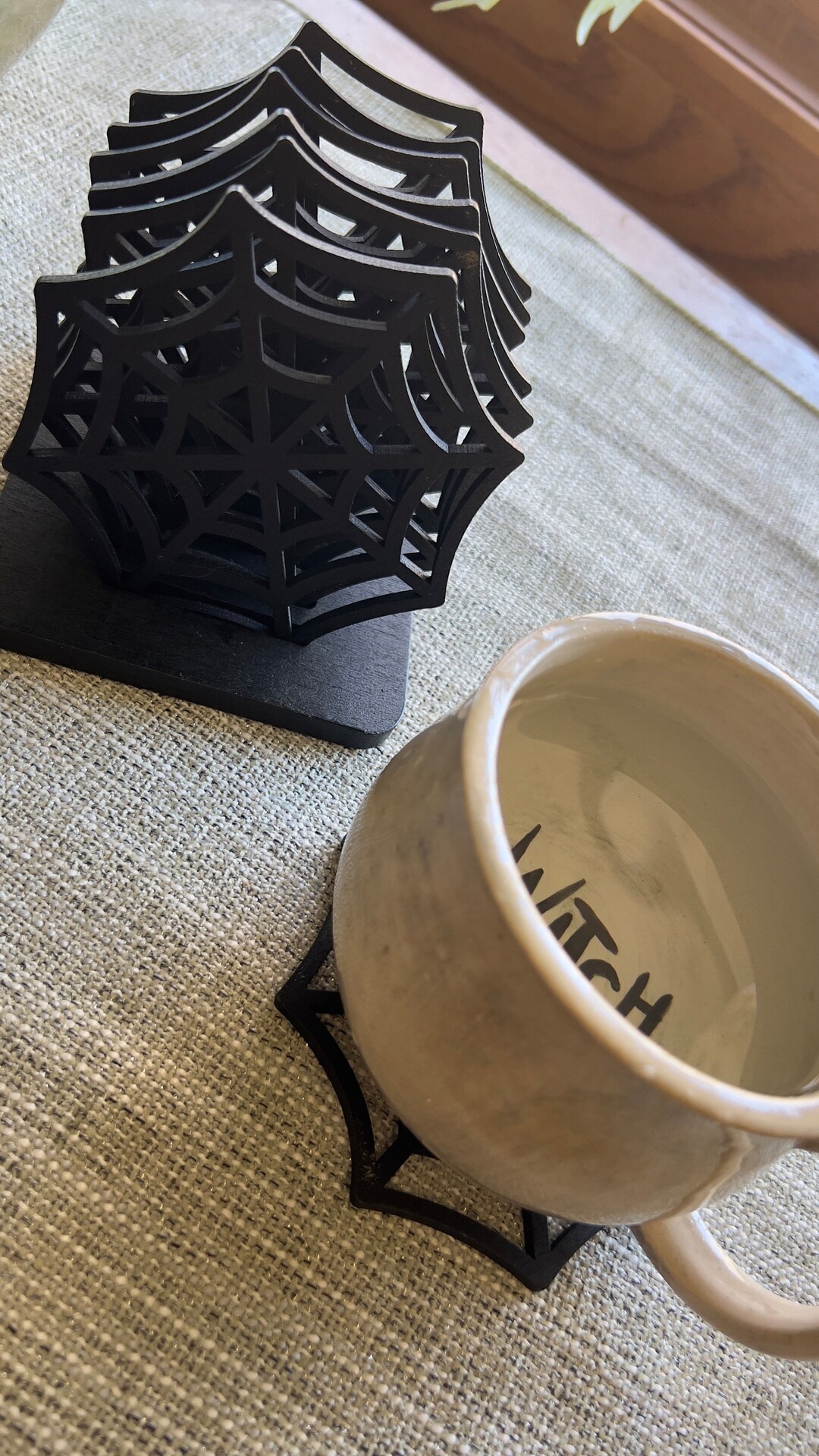 Black Cob Web Costers, Dark Girl Aesthetic, Gothic, Goth Girl, Decor ...