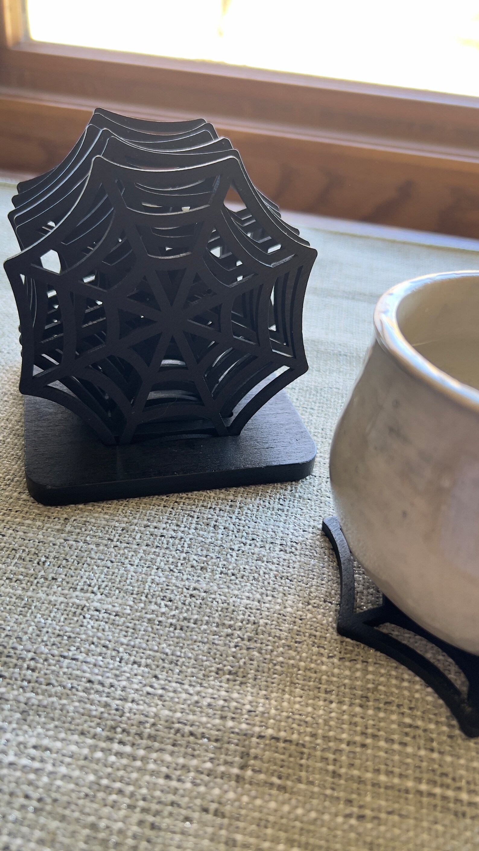 Black Cob Web Costers, Dark Girl Aesthetic, Gothic, Goth Girl, Decor ...