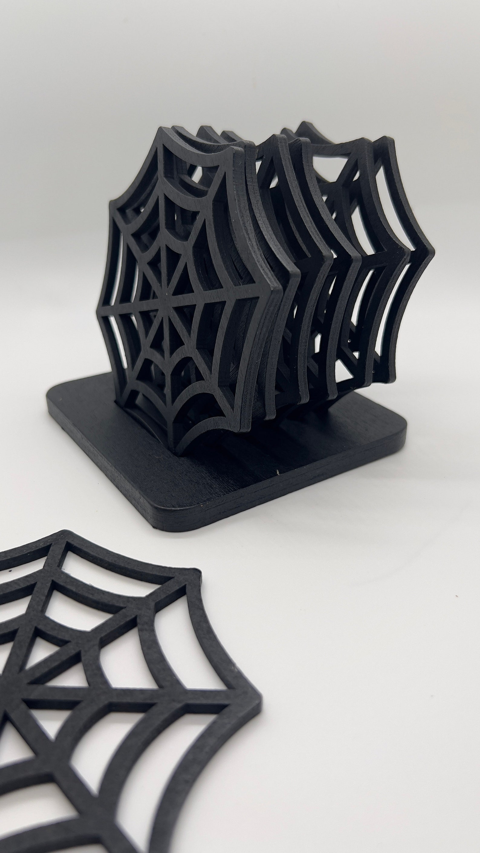 Black Cob Web Costers, Dark Girl Aesthetic, Gothic, Goth Girl, Decor ...