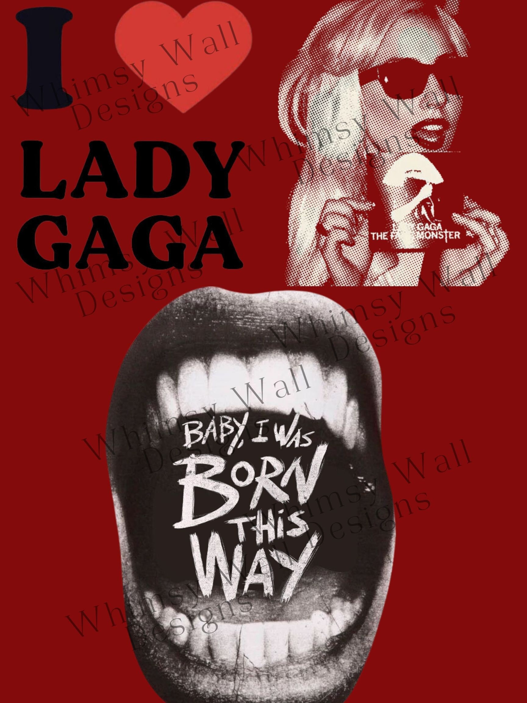 Lady Gaga Poster - Etsy