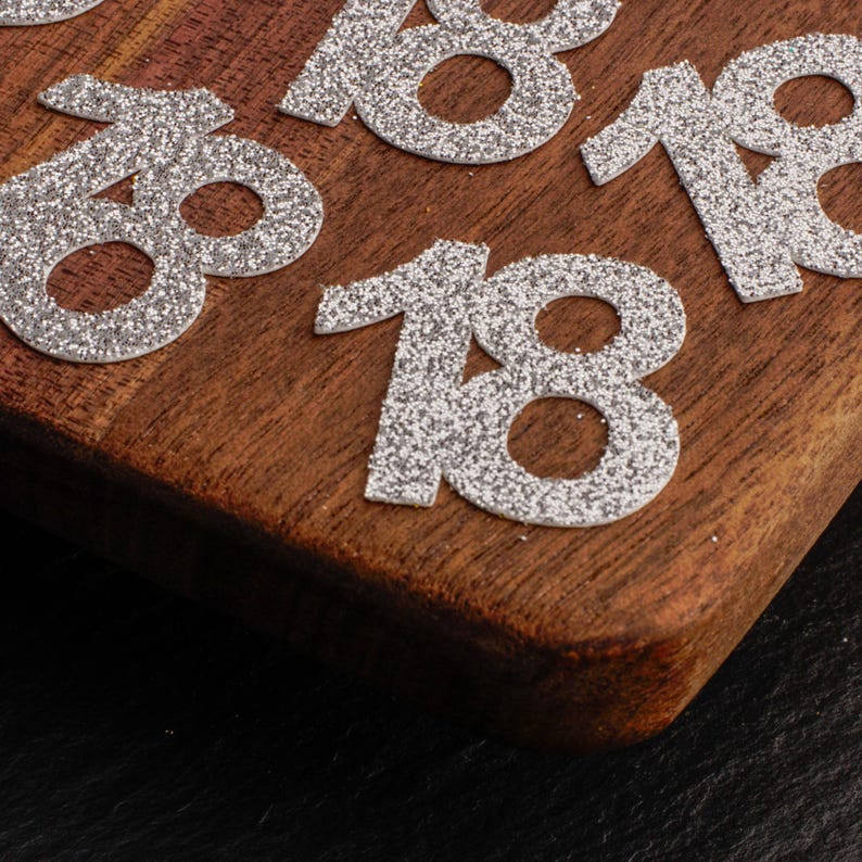 18th Birthday Confetti 18th Anniversary Confetti Glitter Party ...