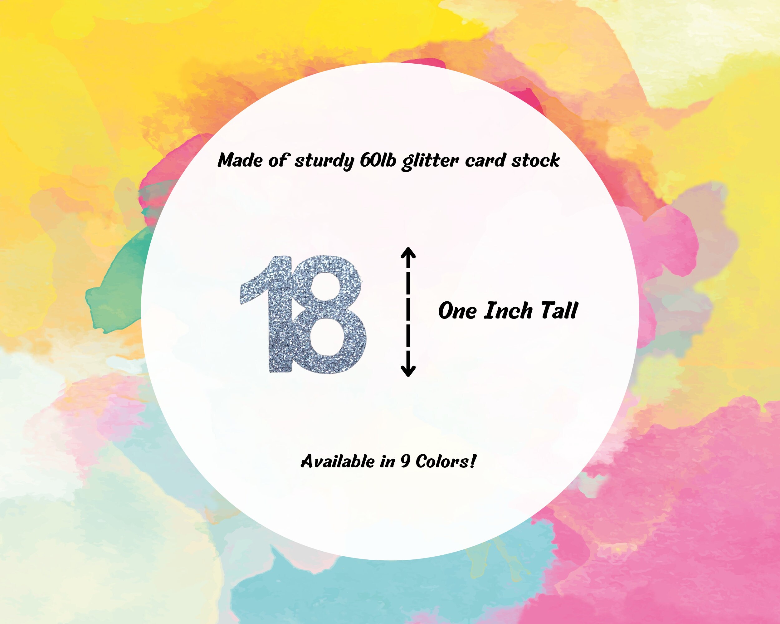 18th Birthday Confetti 18th Anniversary Confetti Glitter Party ...