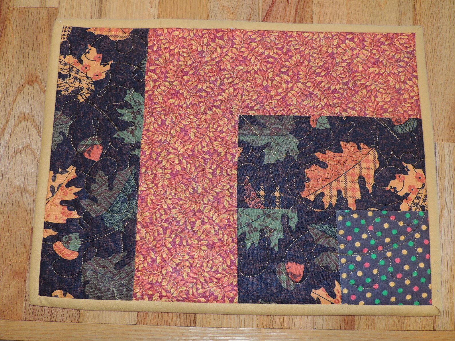 Set of 6 Fall Leaf Place Mats - Etsy