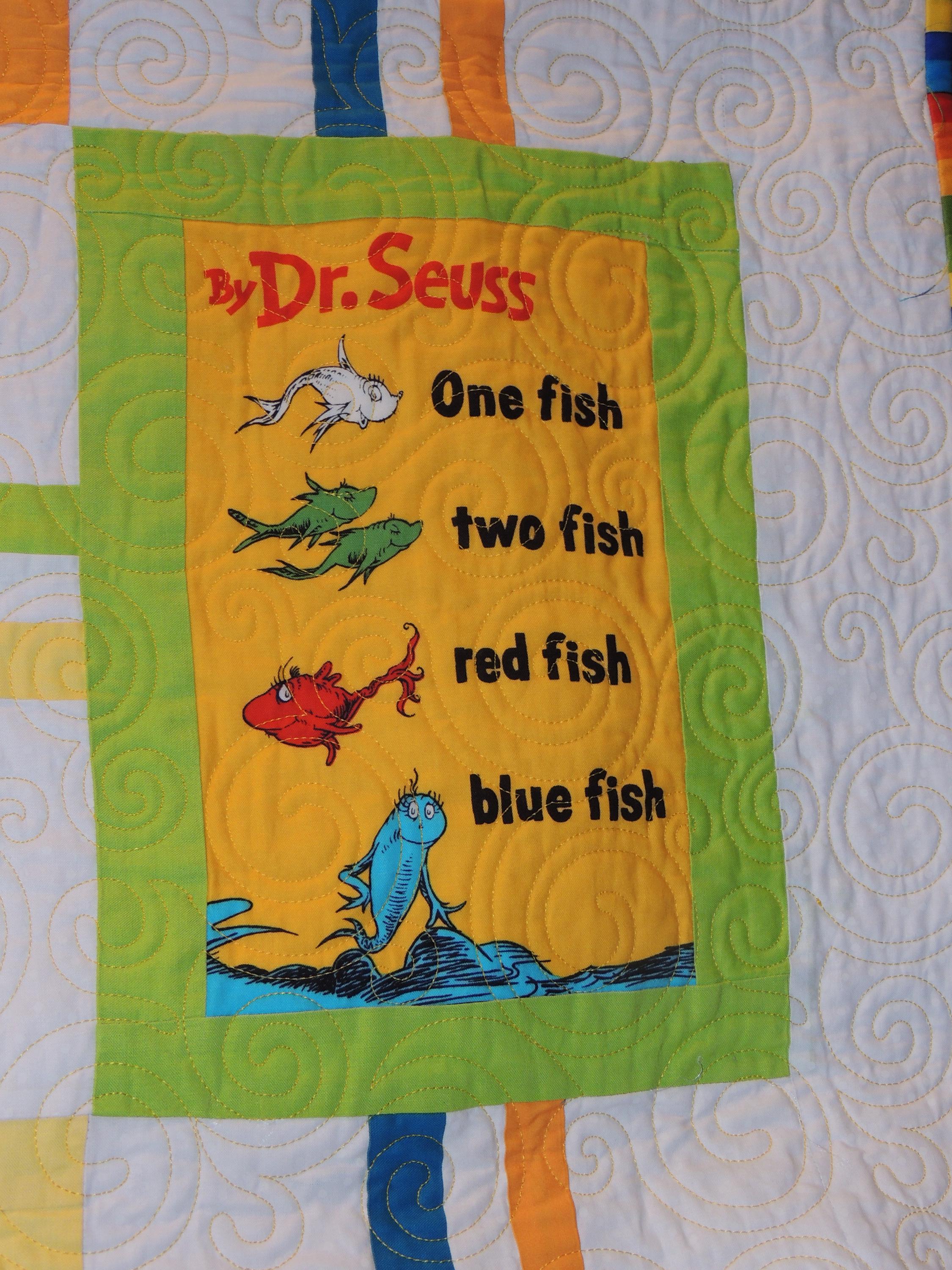 Dr. Seuss Book Cover Quilt 56x52 - Etsy
