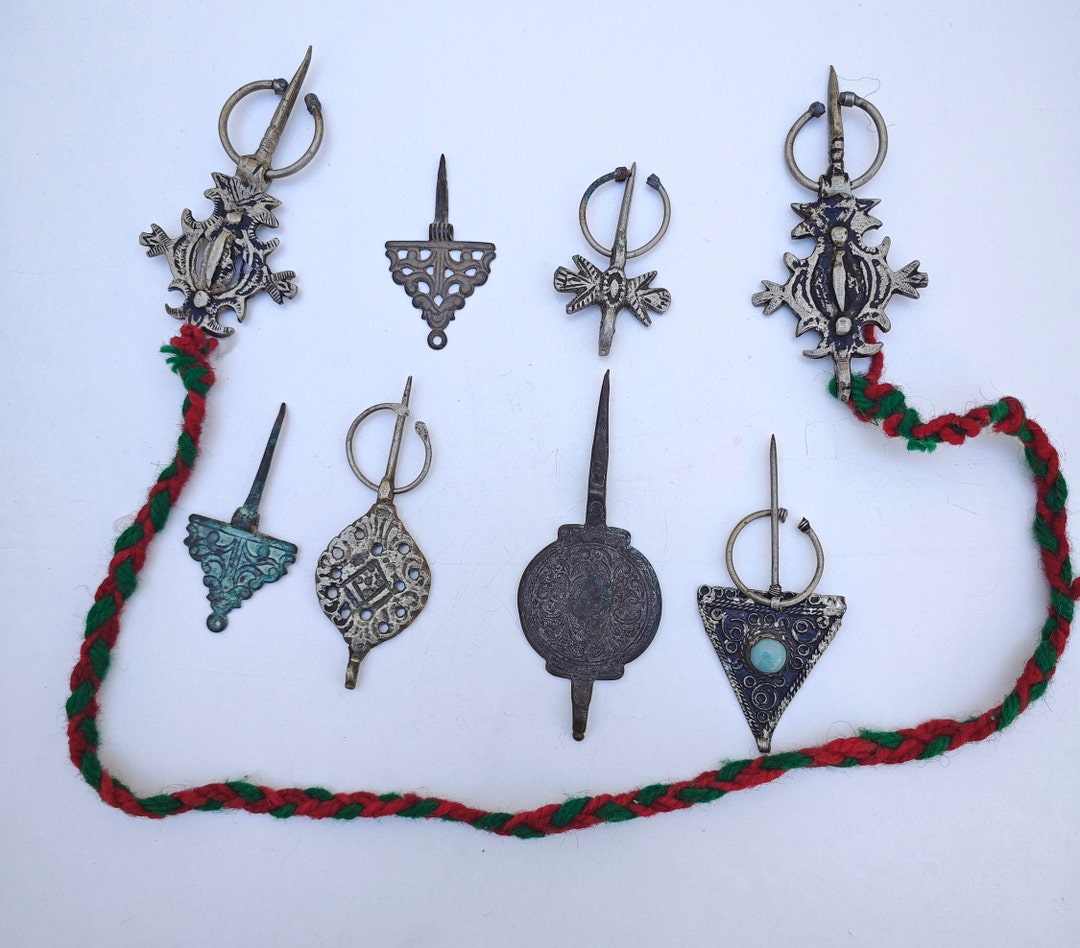 Berber Metal Fibulas, Morocco.6 - Etsy