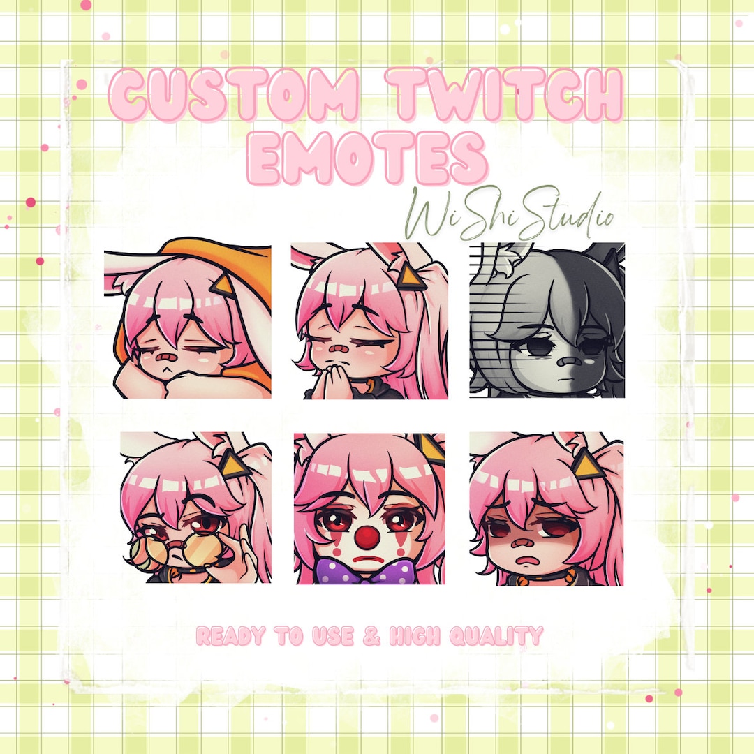 CUSTOM Emotes and Stickers for Twitch, Discord and Youtube, Twitch ...