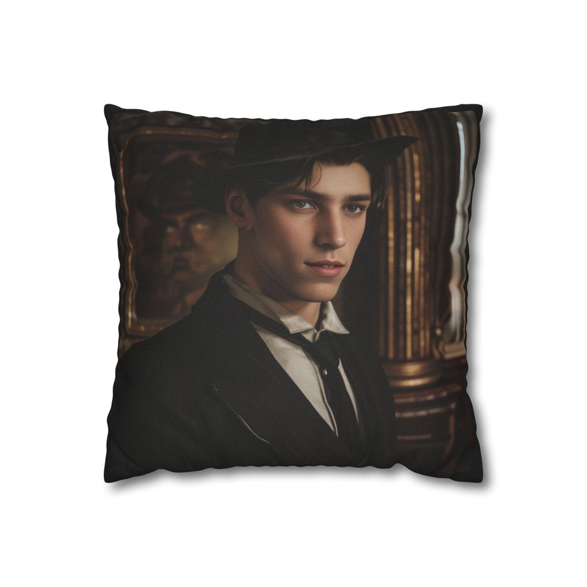 Old Money 1950's Man Themed Custom Face Swap Pillowcase - Personalized ...