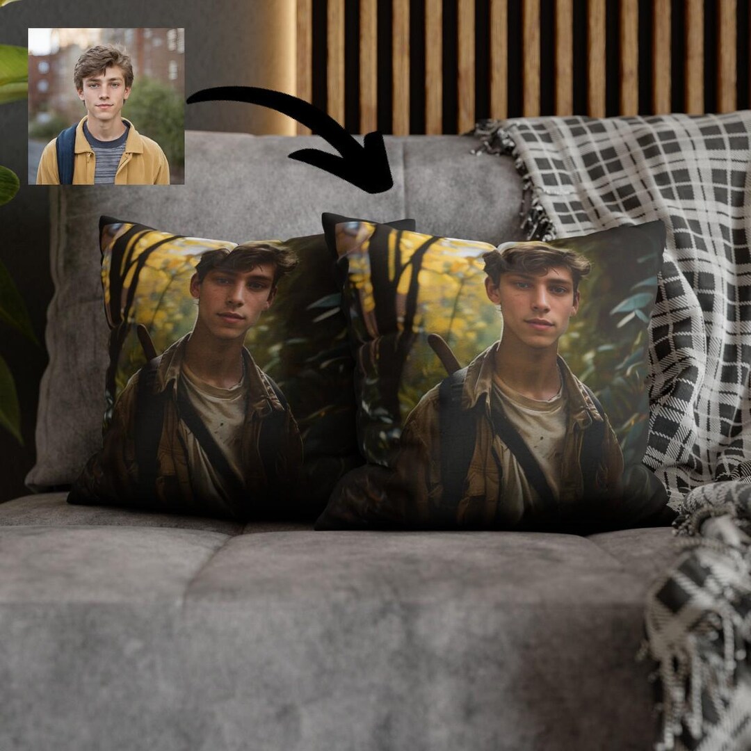 Jungle Explorer Themed Custom Face Swap Pillowcase - Personalized Gift ...