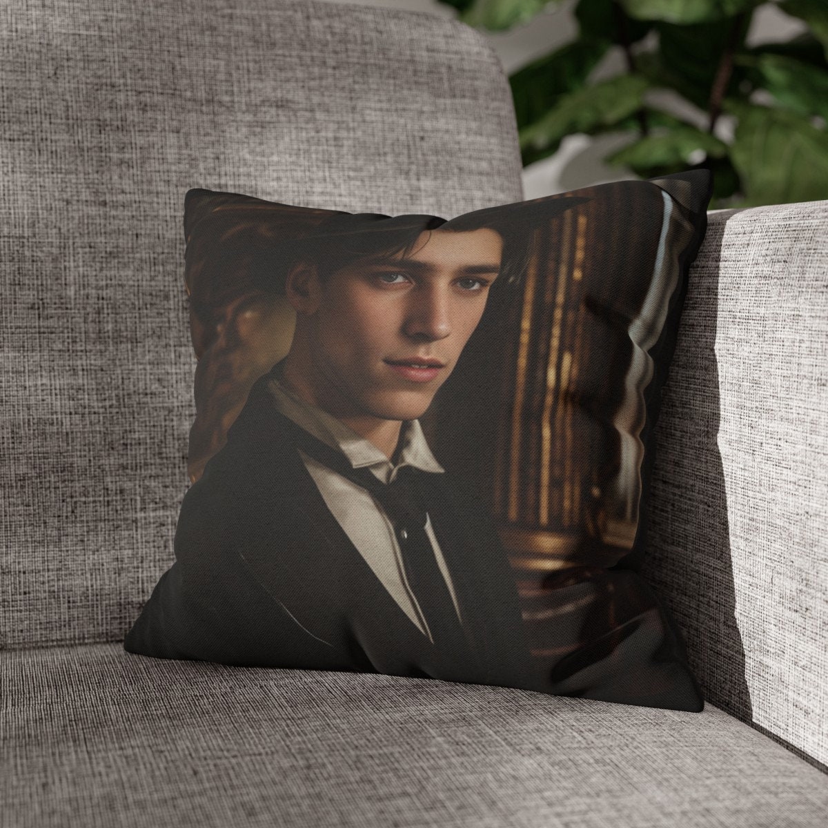 Old Money 1950's Man Themed Custom Face Swap Pillowcase - Personalized ...