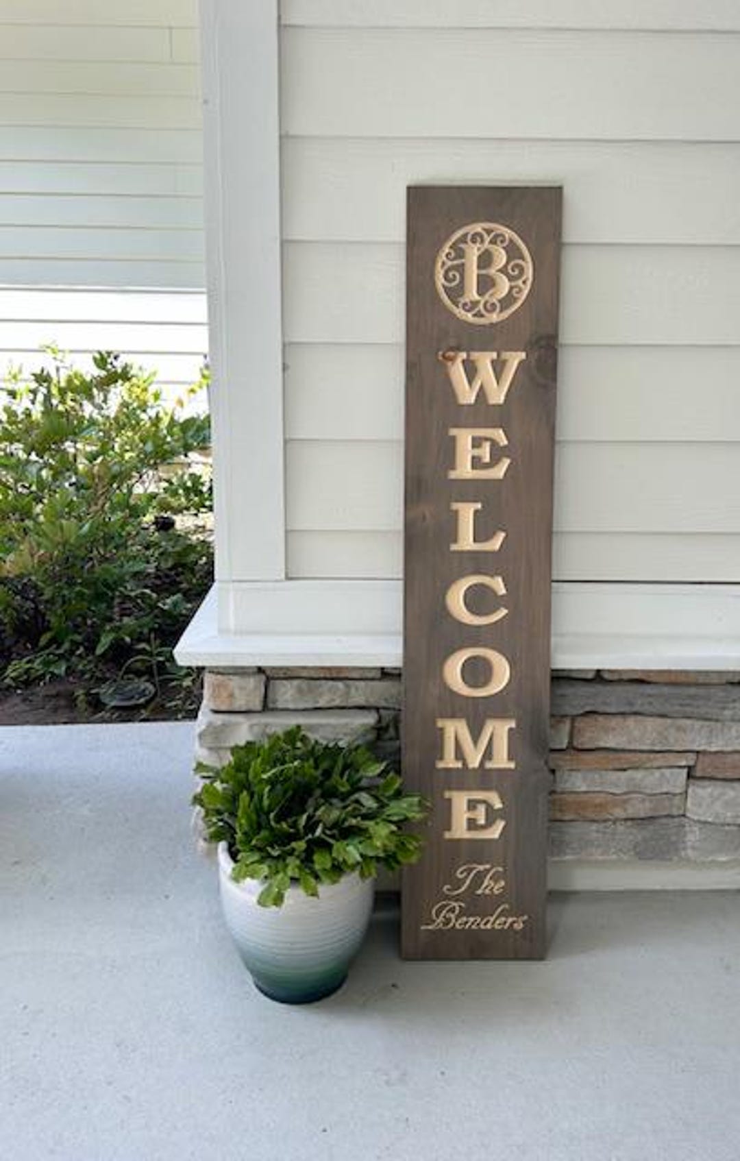 Welcome Board Sign Custom Welcome Front Porch Sign, Carved, Handmade ...