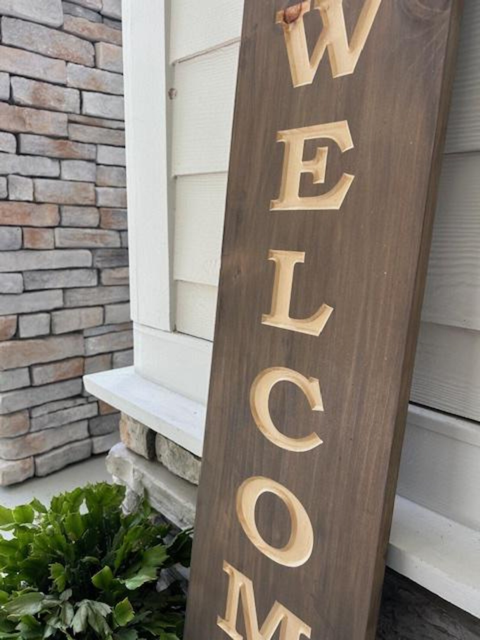 Welcome Board Sign Custom Welcome Front Porch Sign, Carved, Handmade ...