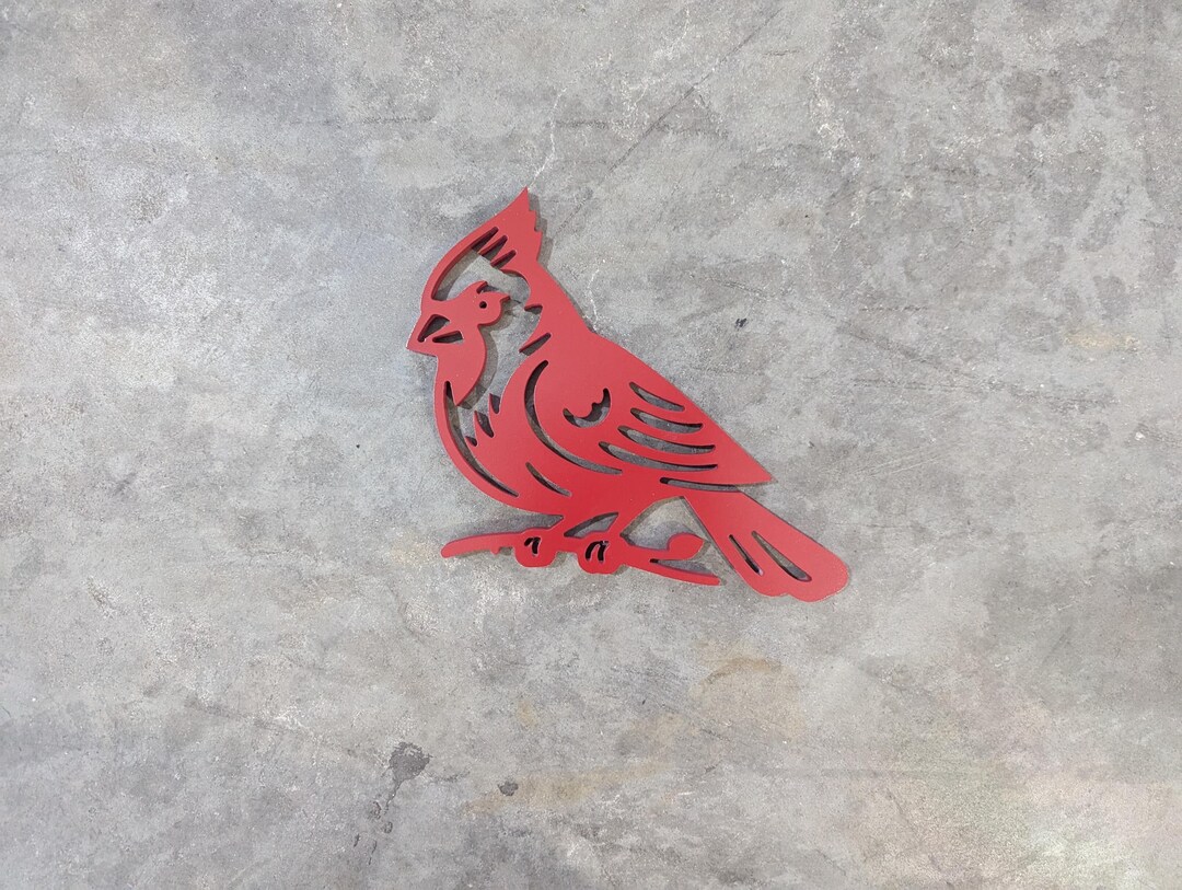 Custom PVC Wall Animal Cardinal Bird, Outdoor, Weatherproof, Durable ...