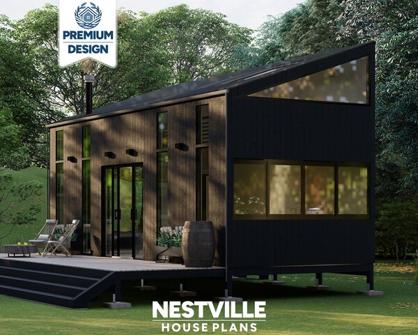 40'x8' Shipping Container Home Plan Design Titian 40ft - Etsy Canada