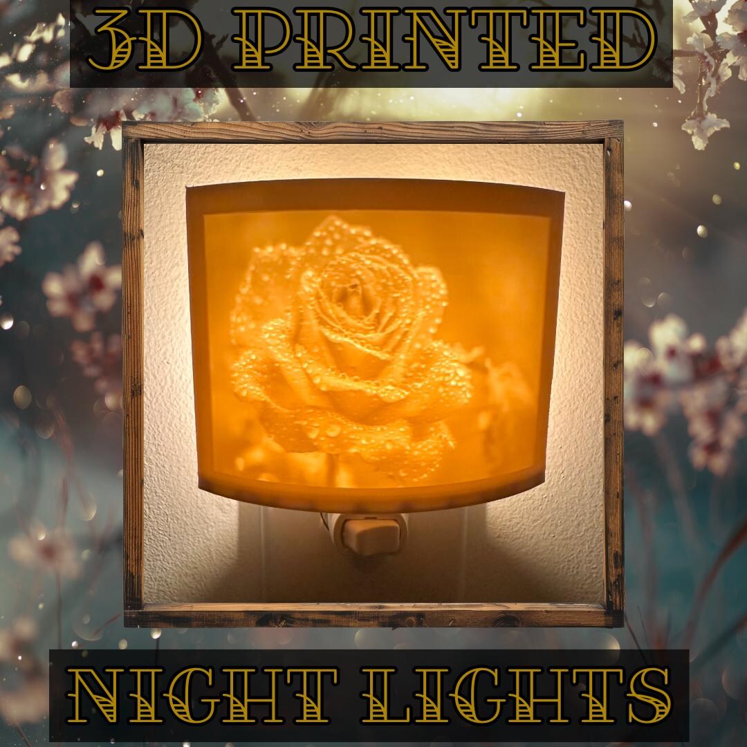 Scenery & Nature Night Lights | 3D Printed Nature Decor - Etsy
