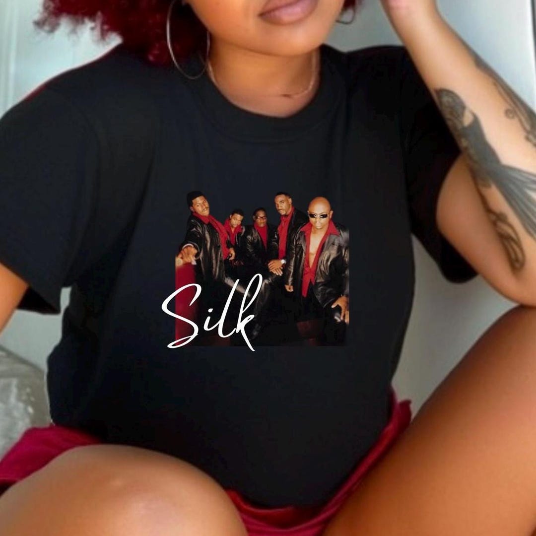 SILK Rnb Group T Shirt, SILK Shirt, 90s R and B Music, 90s Band Tshirt, Gift for Her, Gift for ...