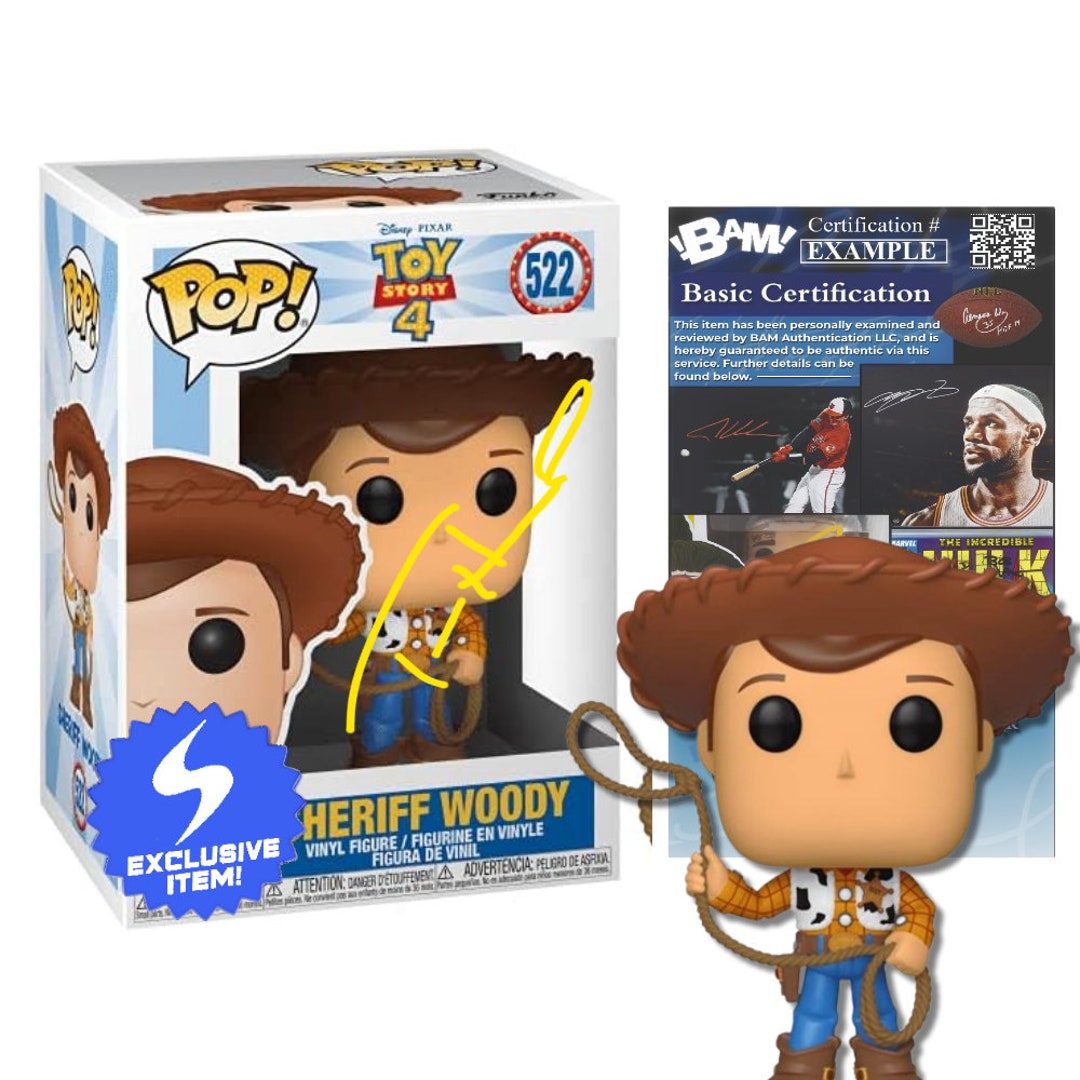 Tom Hanks Autographed Woody Funko Pop Toy Story Signature With COA - Etsy