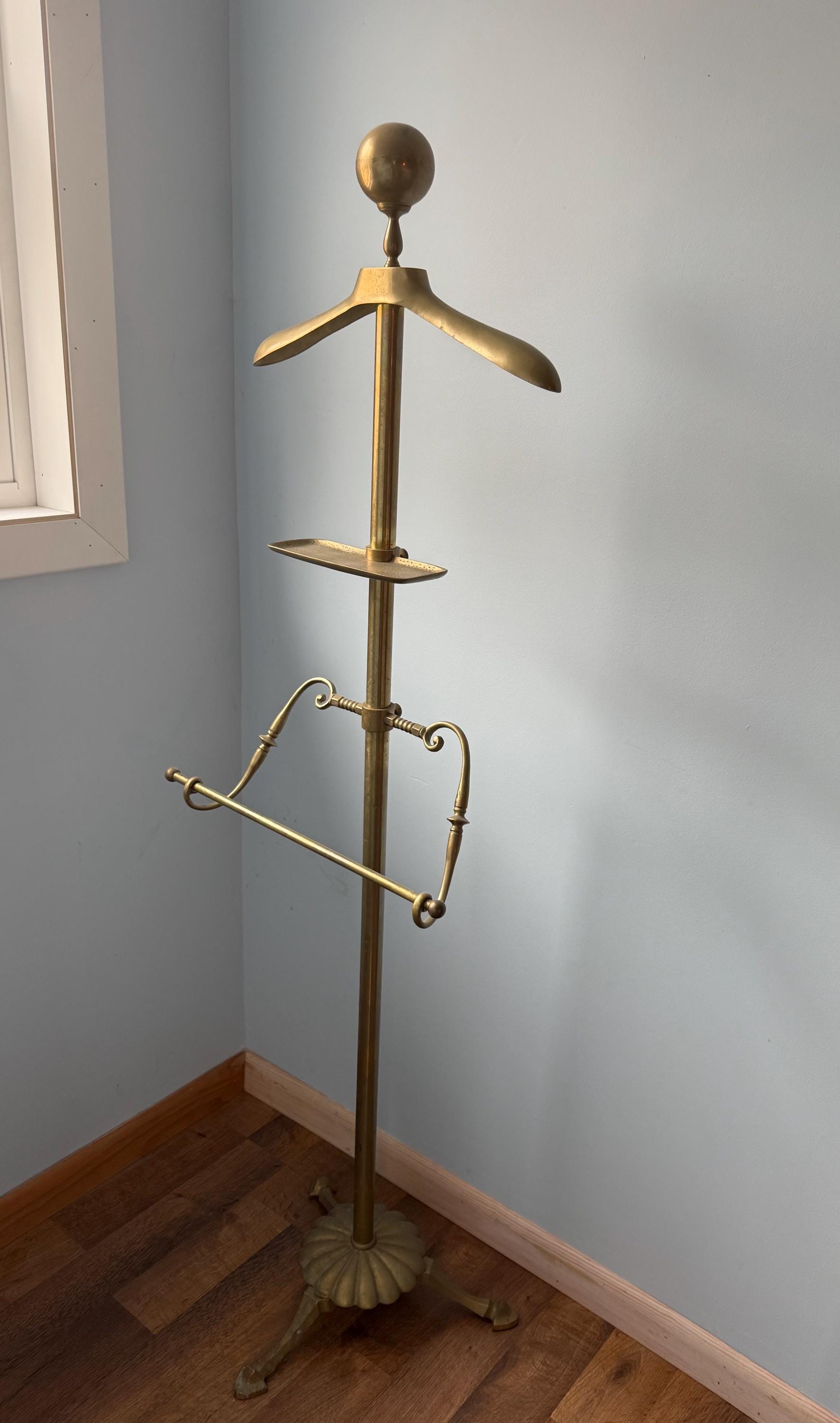 Mid Century Brass Butler Valet - Etsy