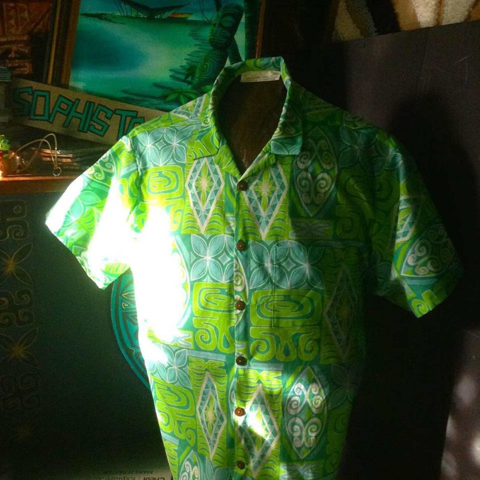 Tapadelica mens aloha shirt Sophista-tiki Togs | Etsy