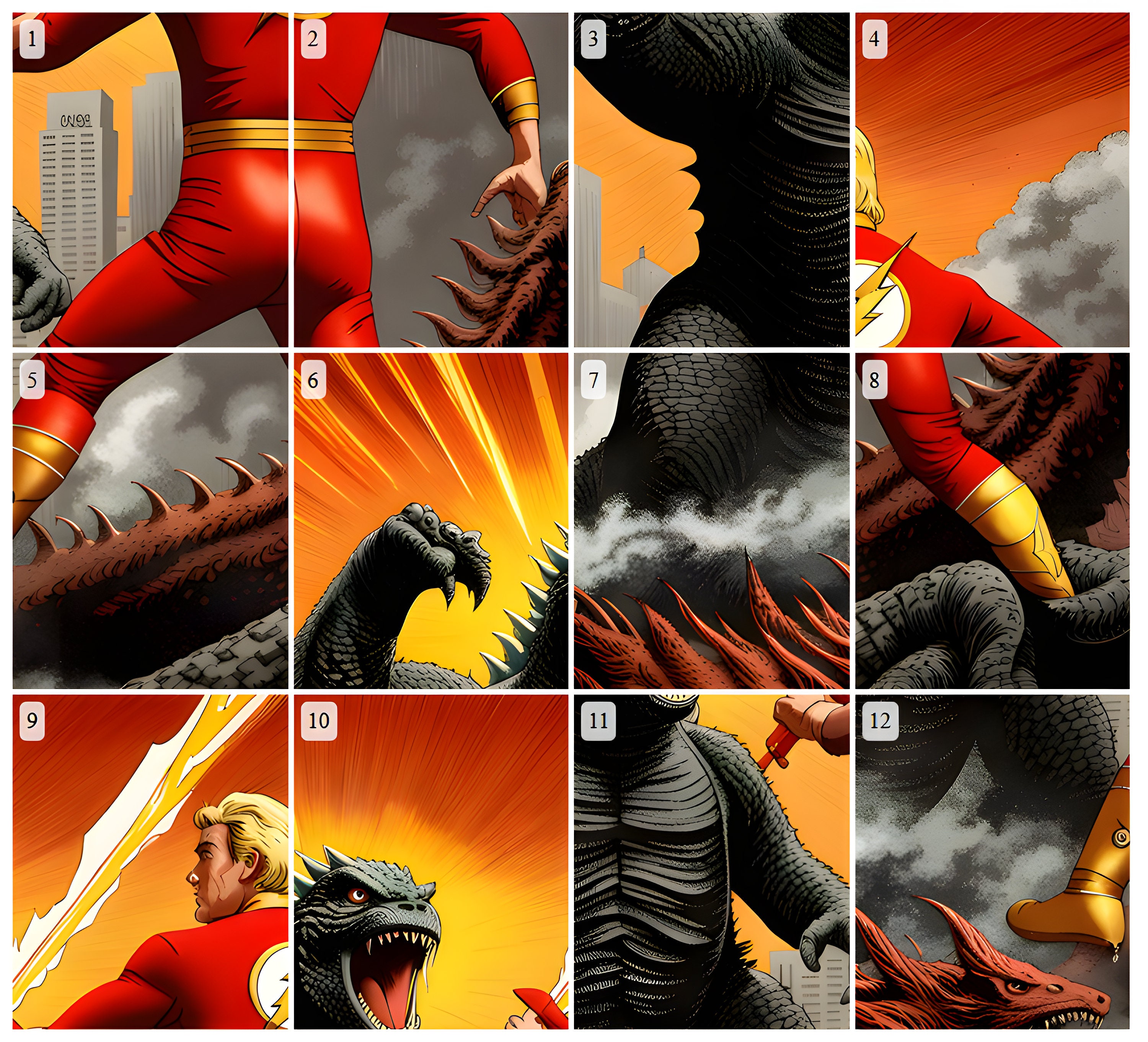 AI Flash Gordon 5 Puzzles to Print and Cut - Etsy UK