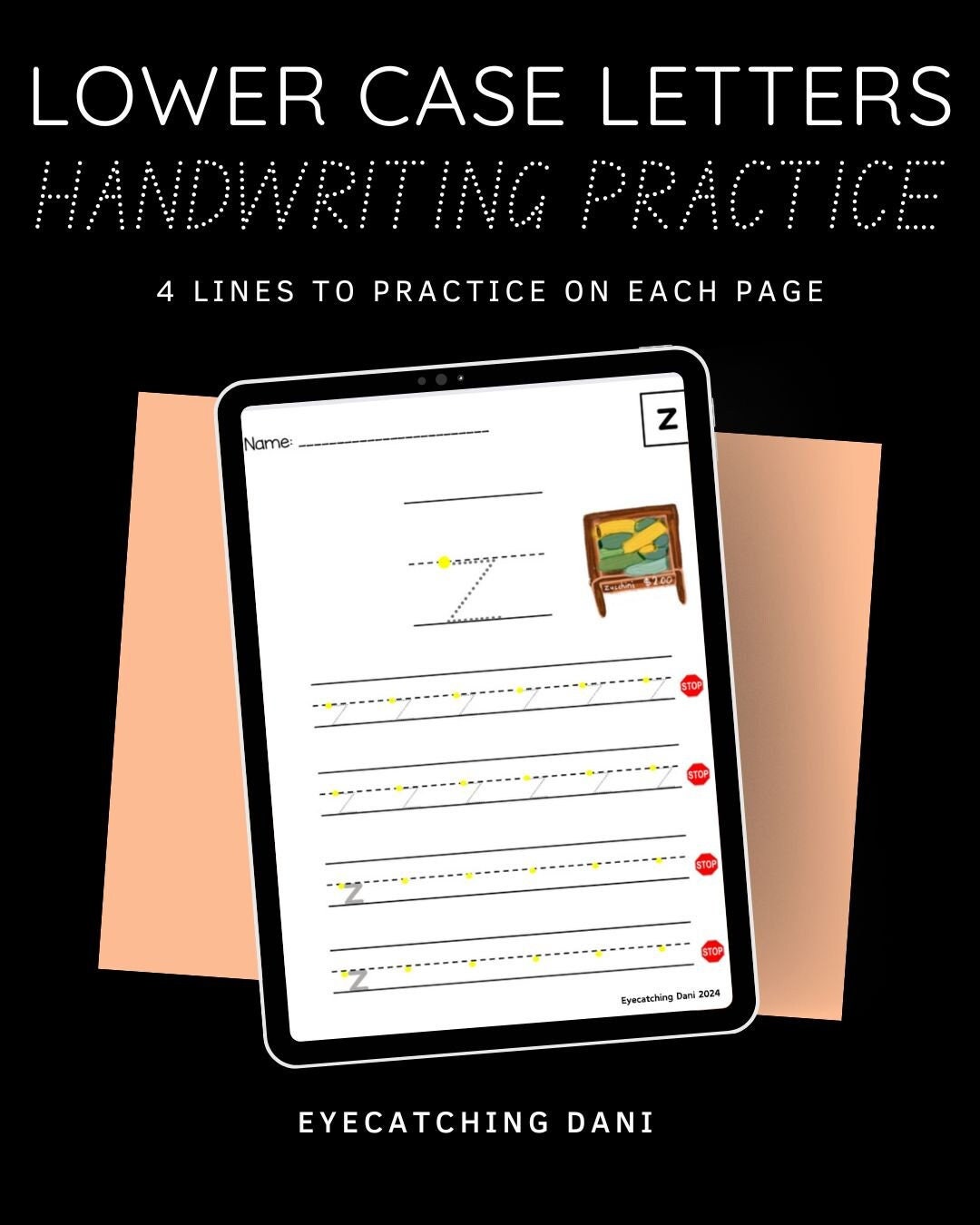 Handwriting Practice Lower Case Letters A-z, Letter Formation With ...