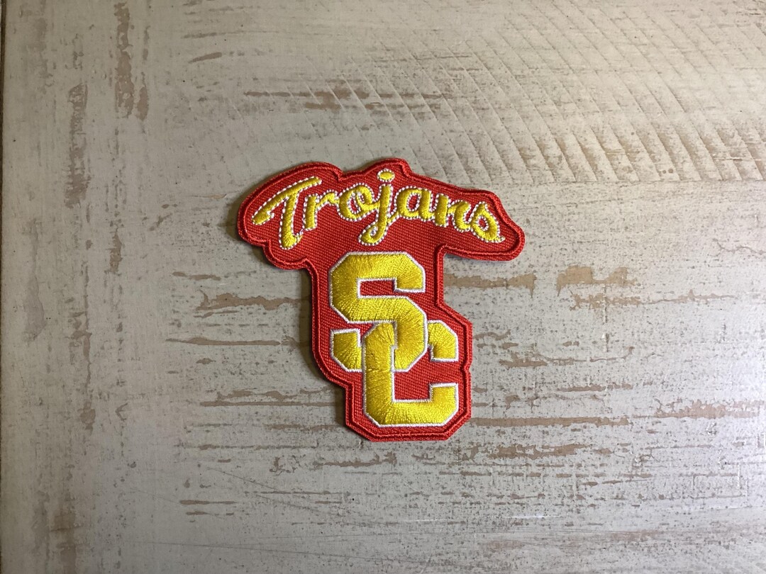 Trojans Iron on Patch / Sew on Patch / Backpack Patch / Jacket Patch ...