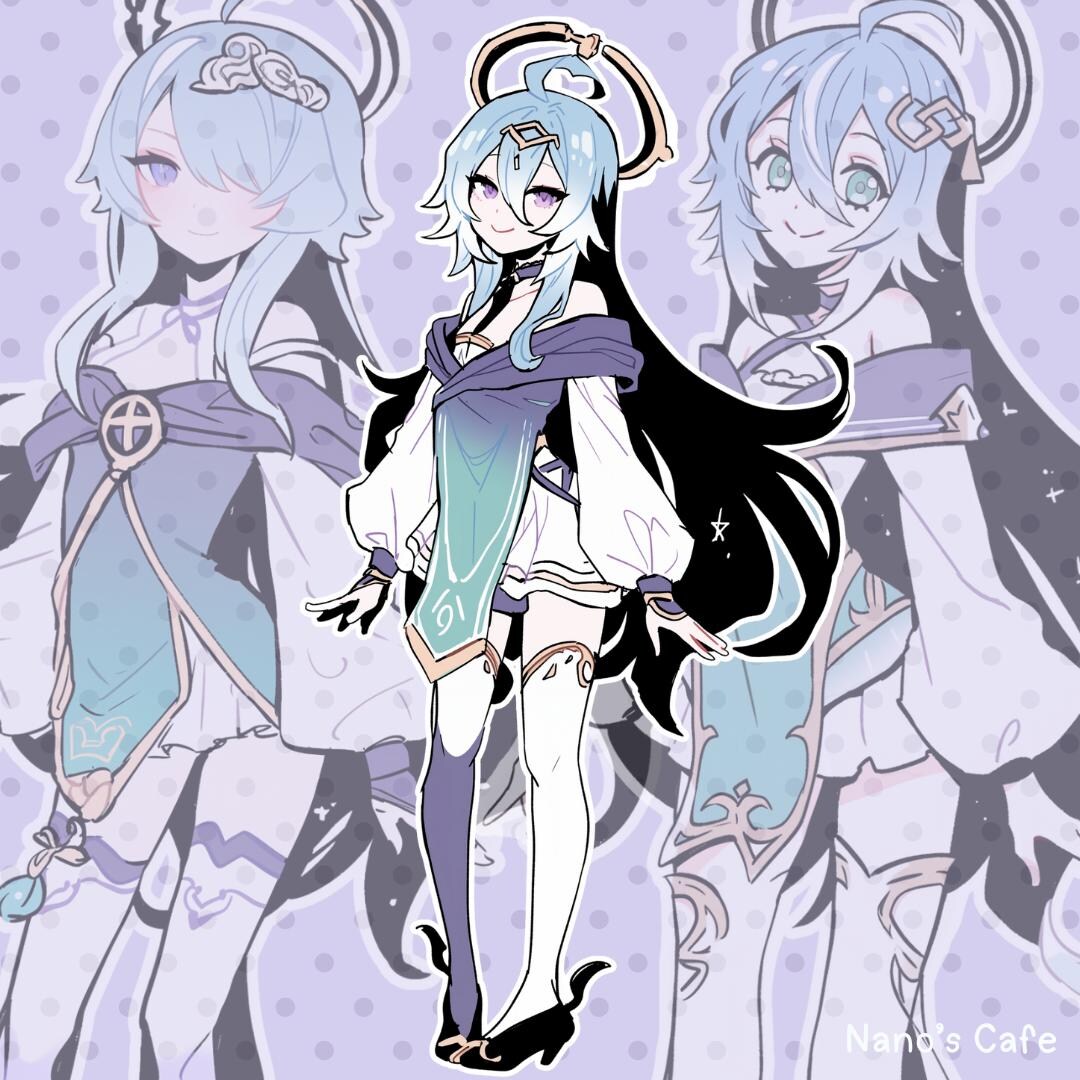 Original Character Design - Vtuber Adoptable Kawaii Holiday Gift ...