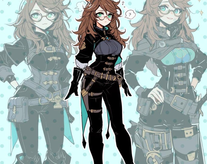 Original Character Design - Vtuber Adoptable - Kawaii Steampunk Rabbit ...