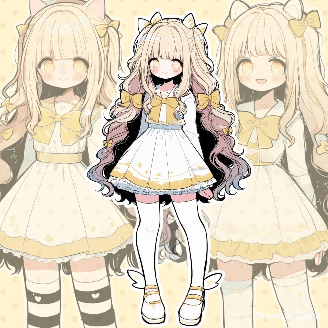 Original Character Design Vtuber Adoptable Kawaii Holiday Gift Lemon ...