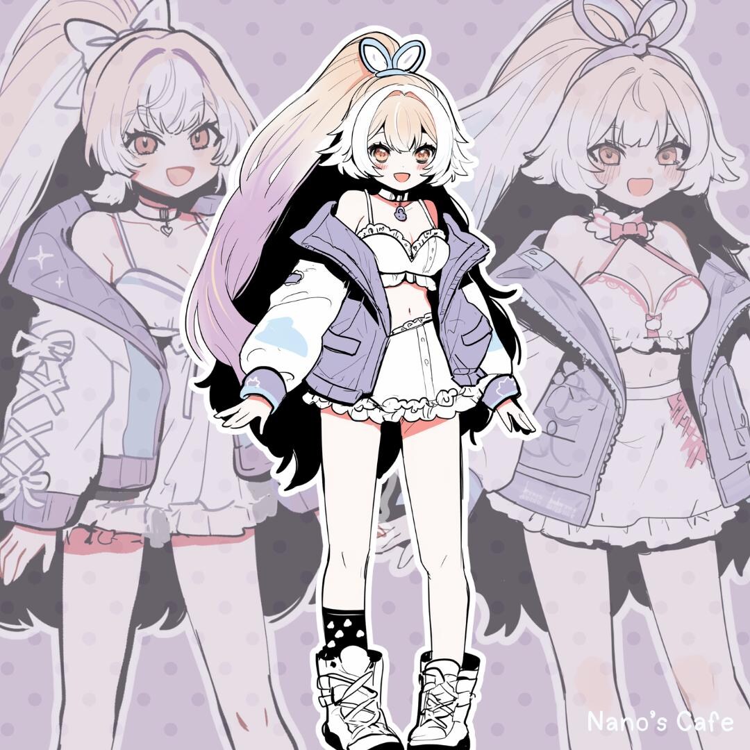 Original Character Design - Vtuber Adoptable Kawaii Vtuber Spring ...