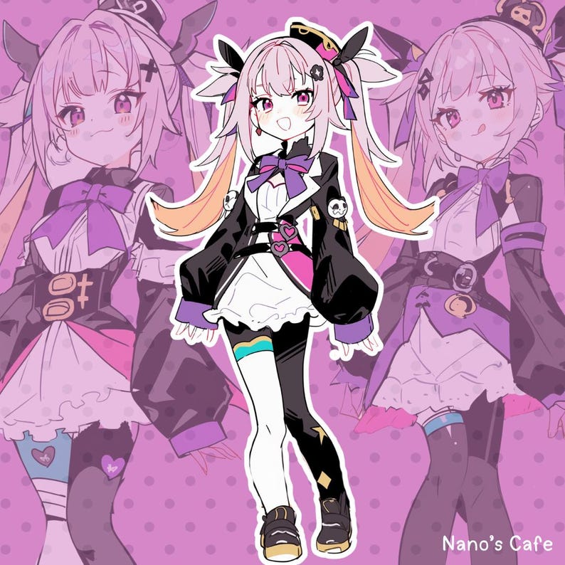 Original Character Design Vtuber Adoptable Kawaii Halloween Trickster ...